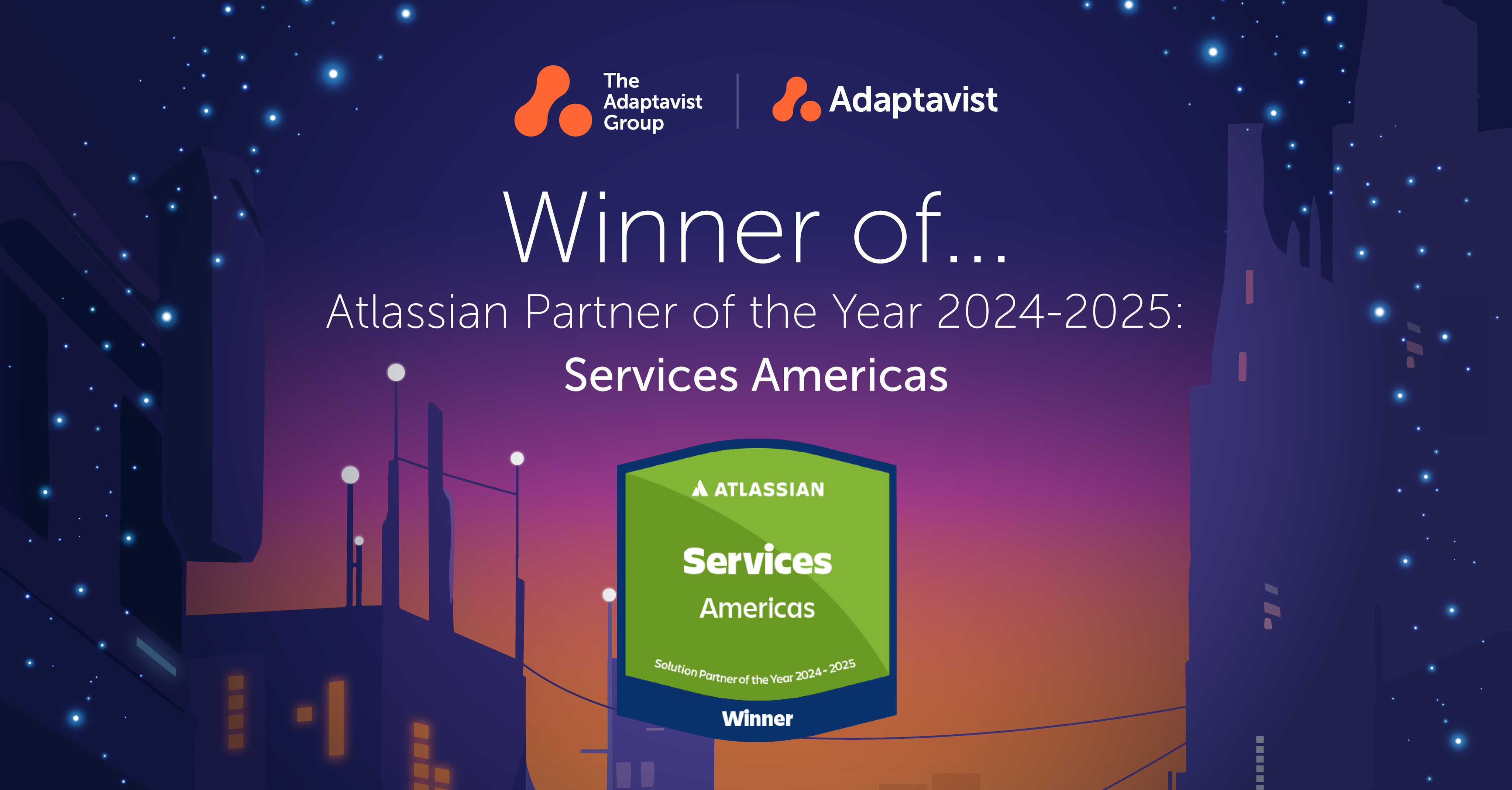 Atlassian names Adaptavist as a winner of the Atlassian Partner of the Year 2024 - 2025 Services ...