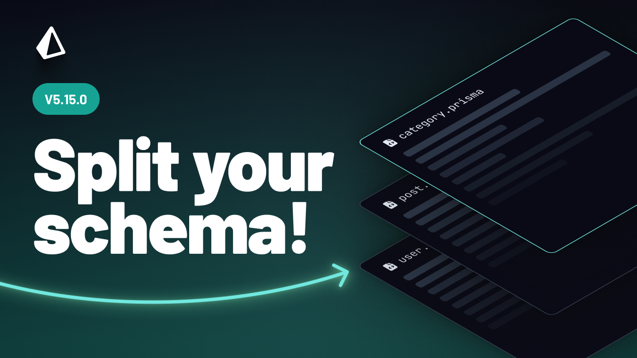 Organize your Prisma Schema into multiple files with Prisma ORM version ...