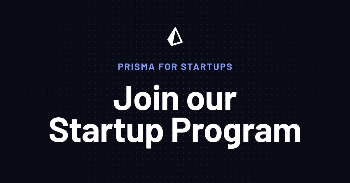 Prisma Startup Program