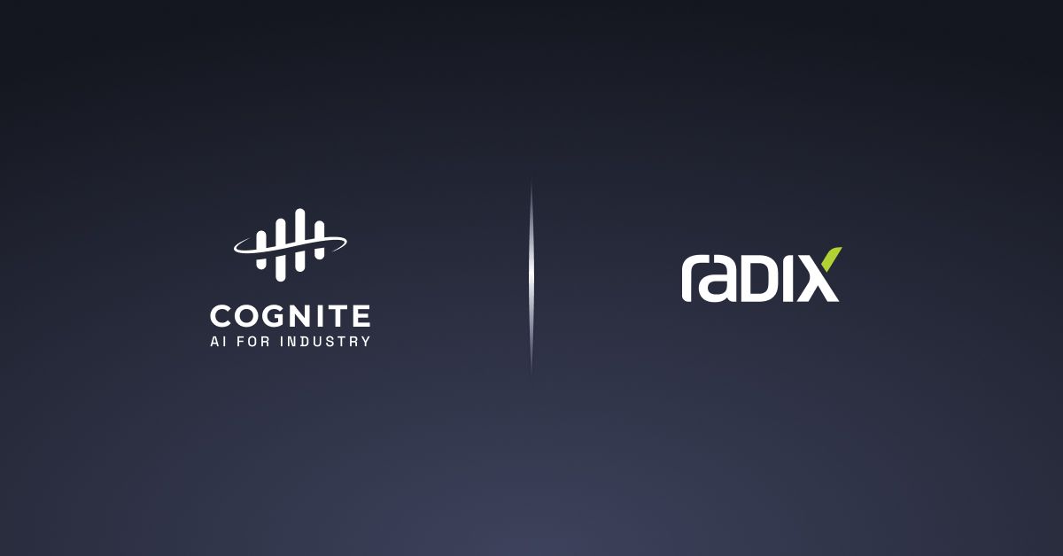 Cognite & Radix Launch Atlas AI™ Agents for Industry