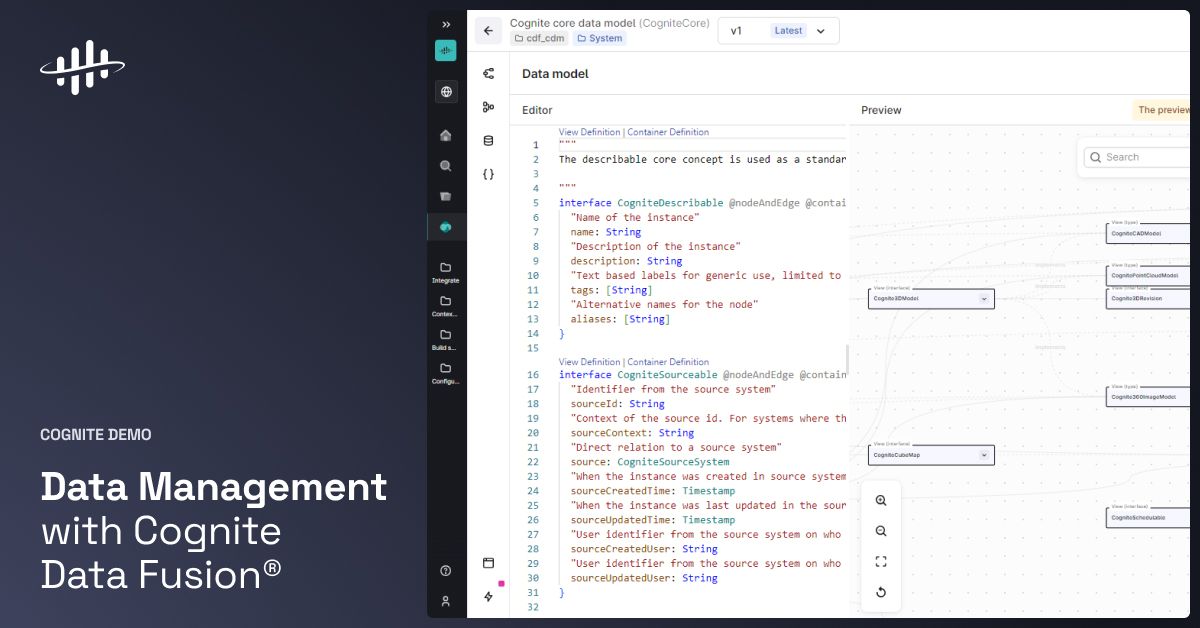 Data Management with Cognite Data Fusion