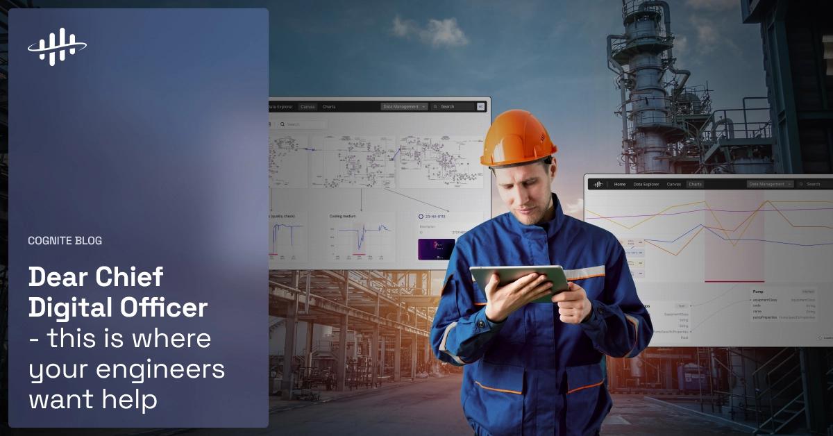 Dear Chief Digital Officer - this is where your engineers want help