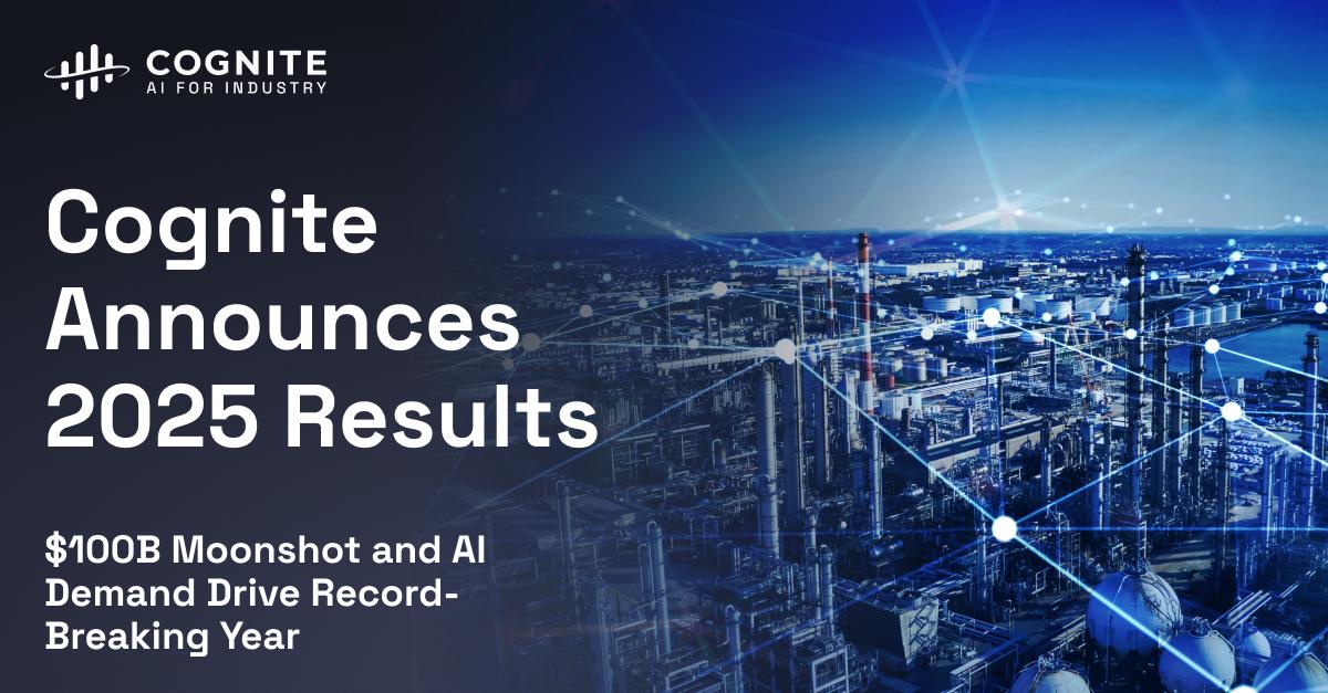 Cognite’s MoonShot and AI Drive Record-Breaking Year