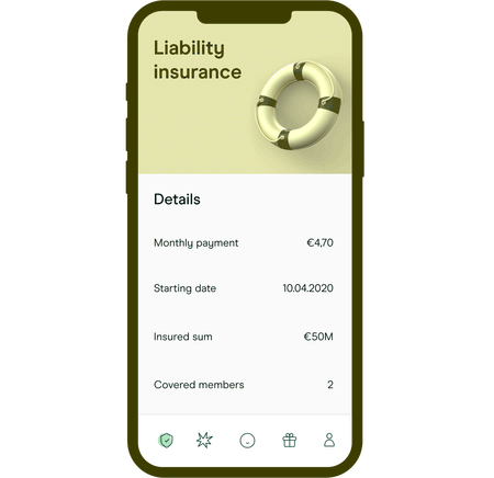 Liability insurance | Private | Liability insurance I Getsafe