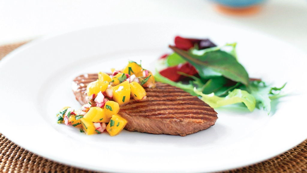 Beef Steak with Mango Salsa Recipe | Beef + Lamb New Zealand