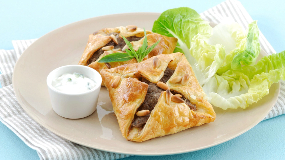 Beef, Mint and Feta Open Pies Recipe | Beef + Lamb New Zealand