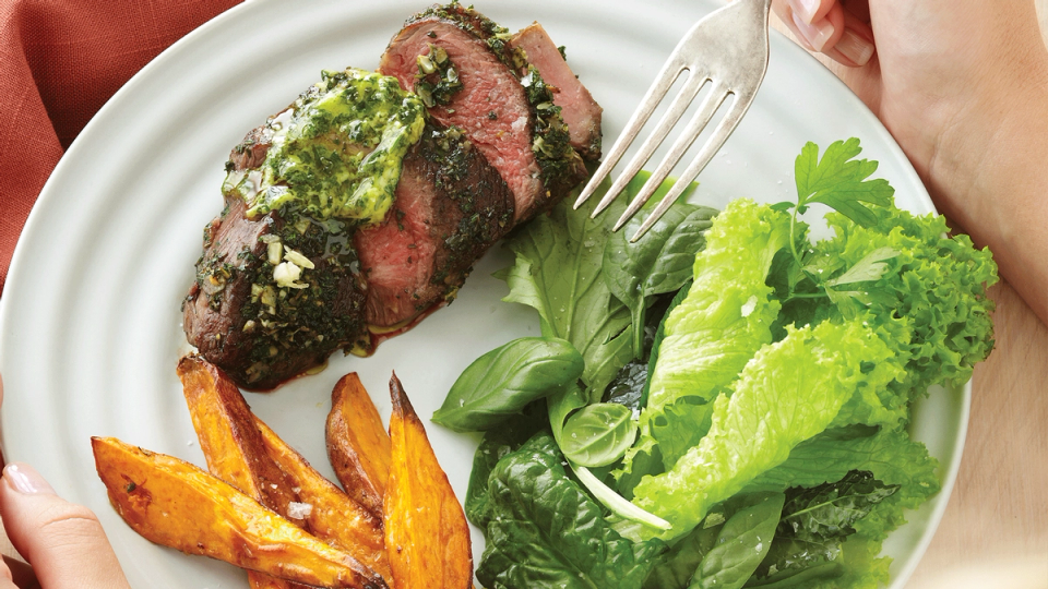 Roasted Lamb Rumps with Fresh Herb & Mustard Butter Recipe | Beef ...
