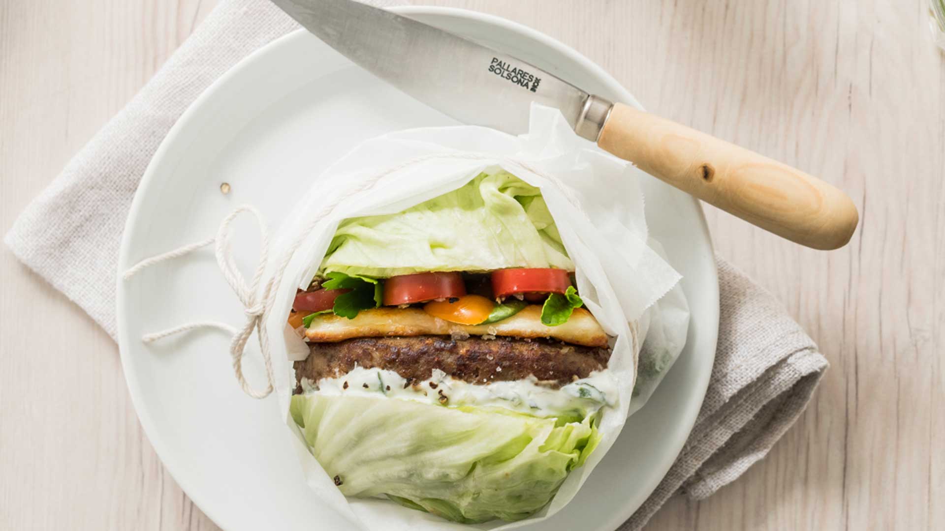 The lettuce bun burger Recipe | Beef + Lamb New Zealand