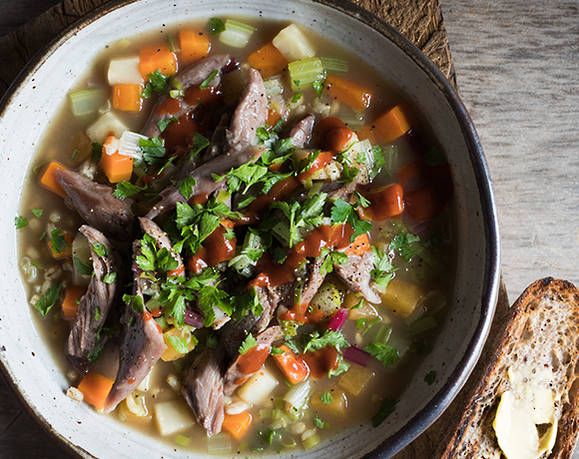 Lamb shank broth Recipe | Beef + Lamb New Zealand