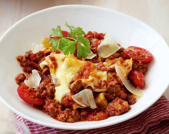 Tasty mince with creamy mozzarella and basil parcels Recipe | Beef ...