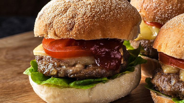 Premium Angus Burger with Onion Marmalade Recipe | Beef + Lamb New Zealand