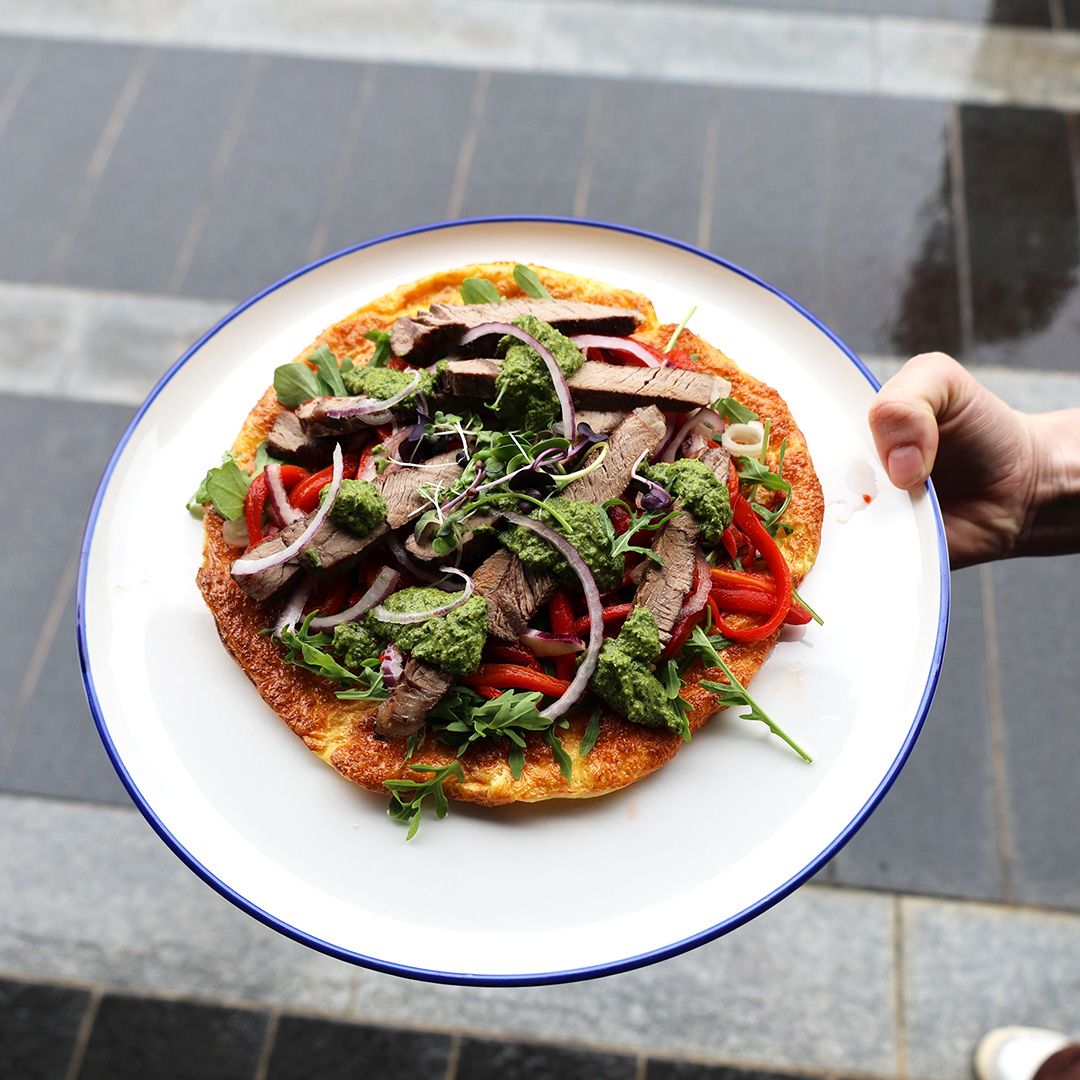 Loaded cottage cheese flatbread with rump steak Recipe | Beef + Lamb ...