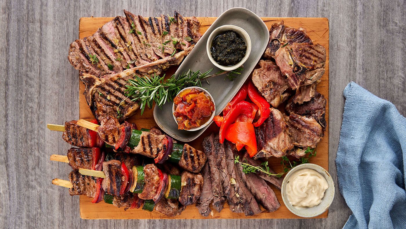 Barbecue platter Recipe | Beef + Lamb New Zealand