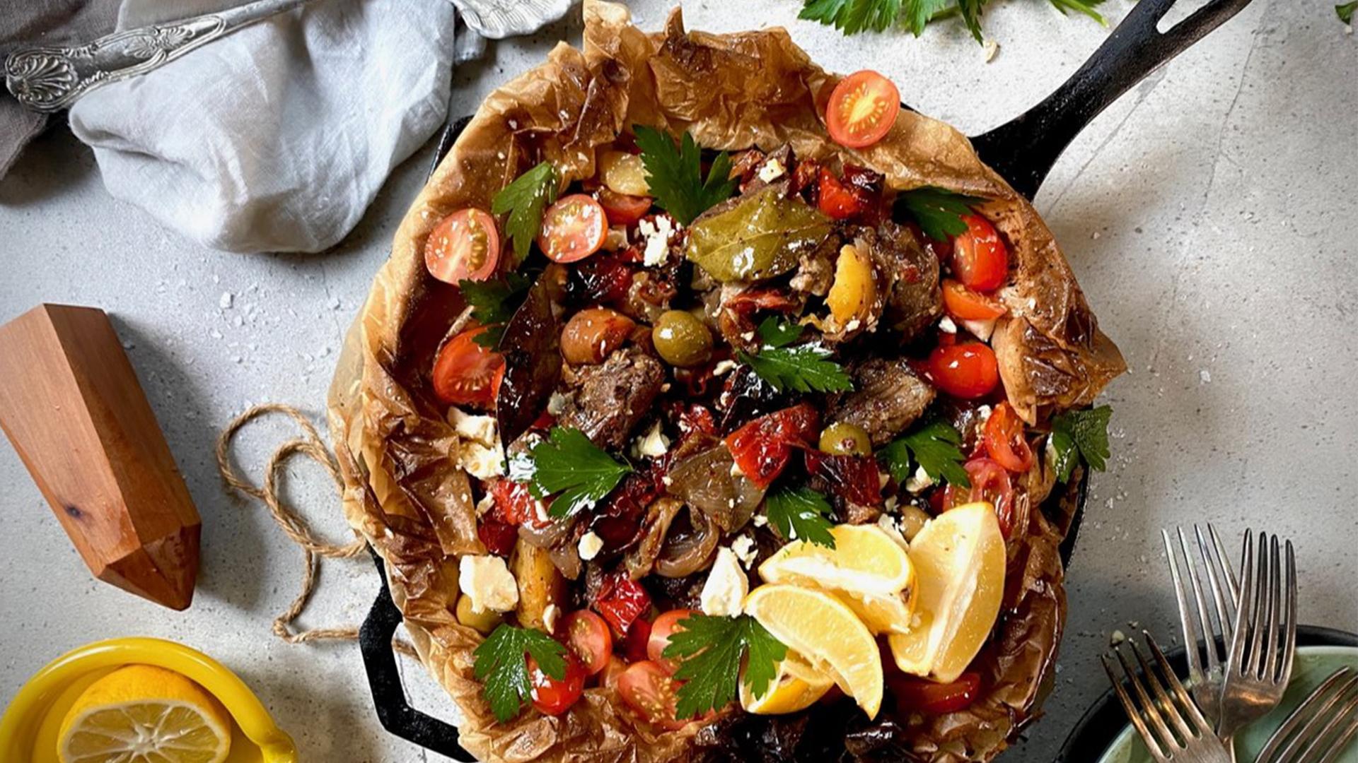 Greek lamb shoulder parcel Recipe | Beef + Lamb New Zealand