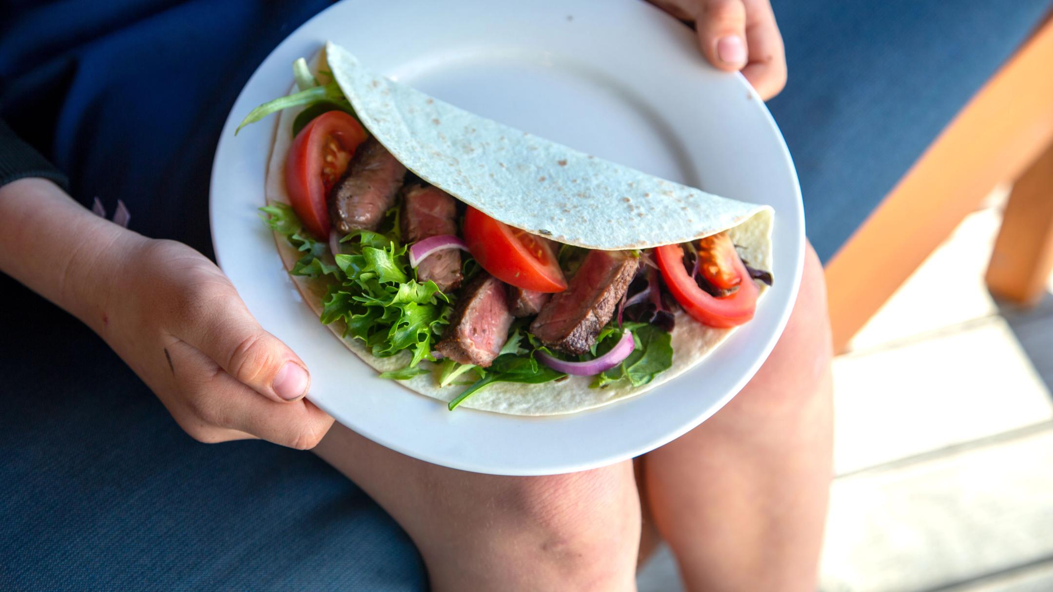 Simple Beef Steak Wraps Recipe | Beef + Lamb New Zealand