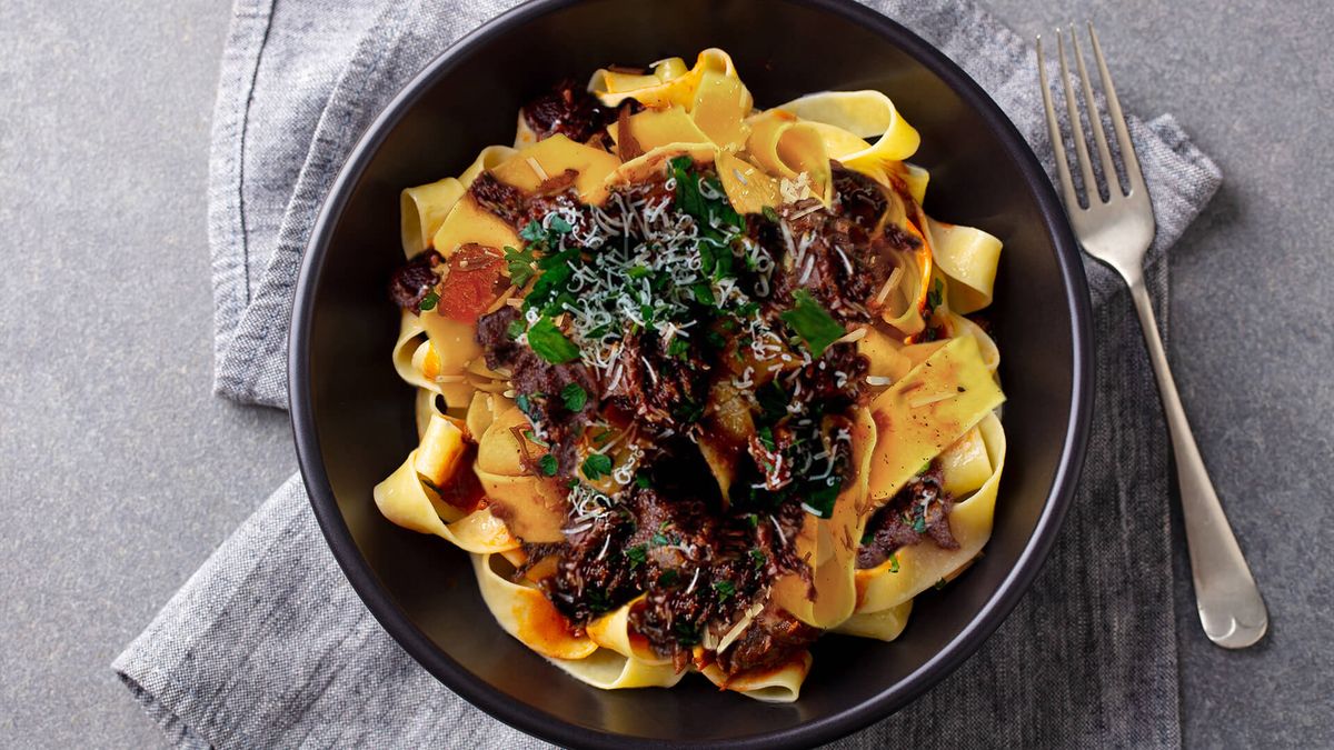 Slow Cooked Beef Cheek Ragu with Pappardelle Recipe | Beef + Lamb New ...