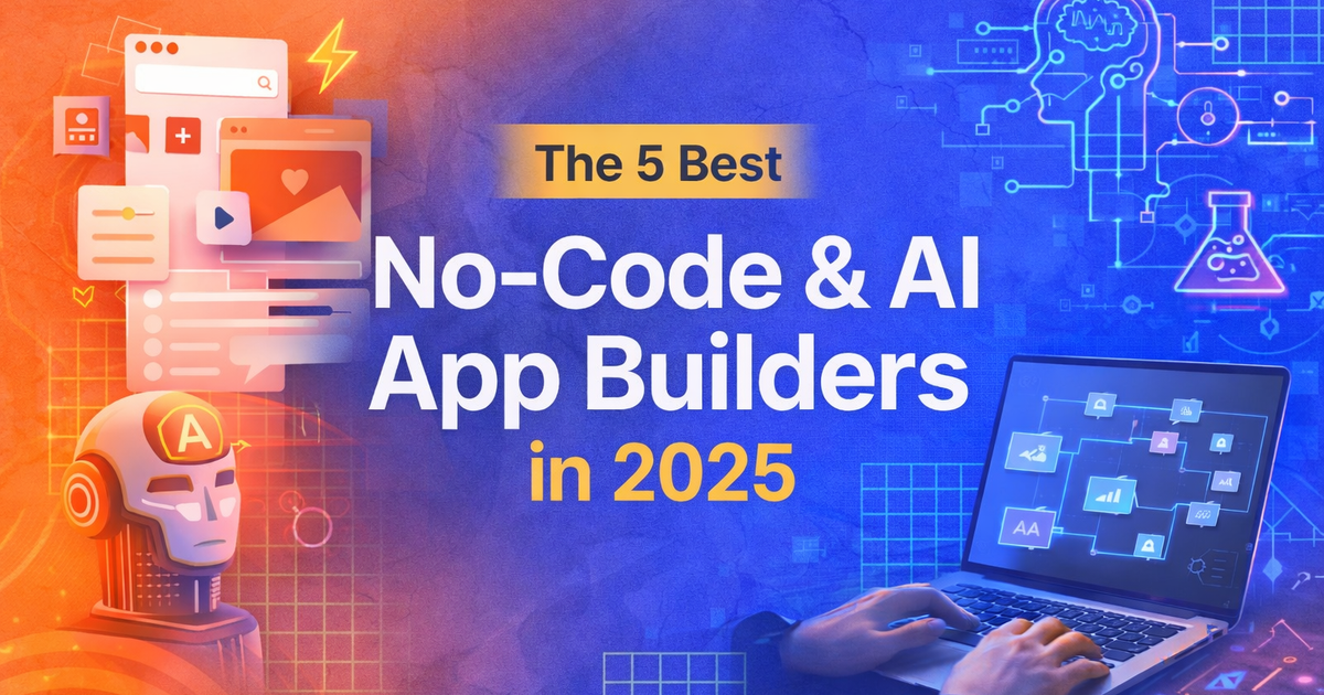 The 5 Best No-Code & AI App Builders in 2025 - WebCatalog