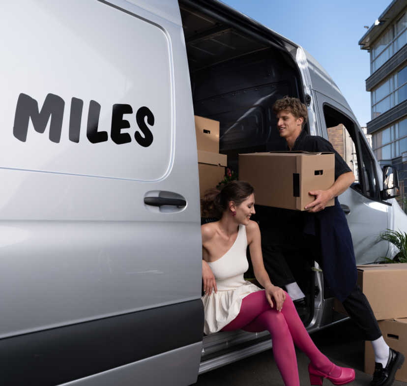 Van sharing – Move big, pay per km | MILES Mobility