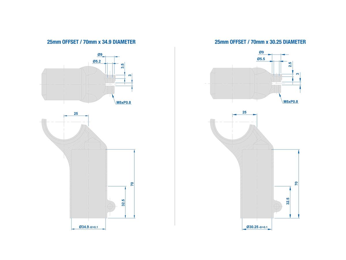Ritchey Seat Mast Topper 25mm Offset