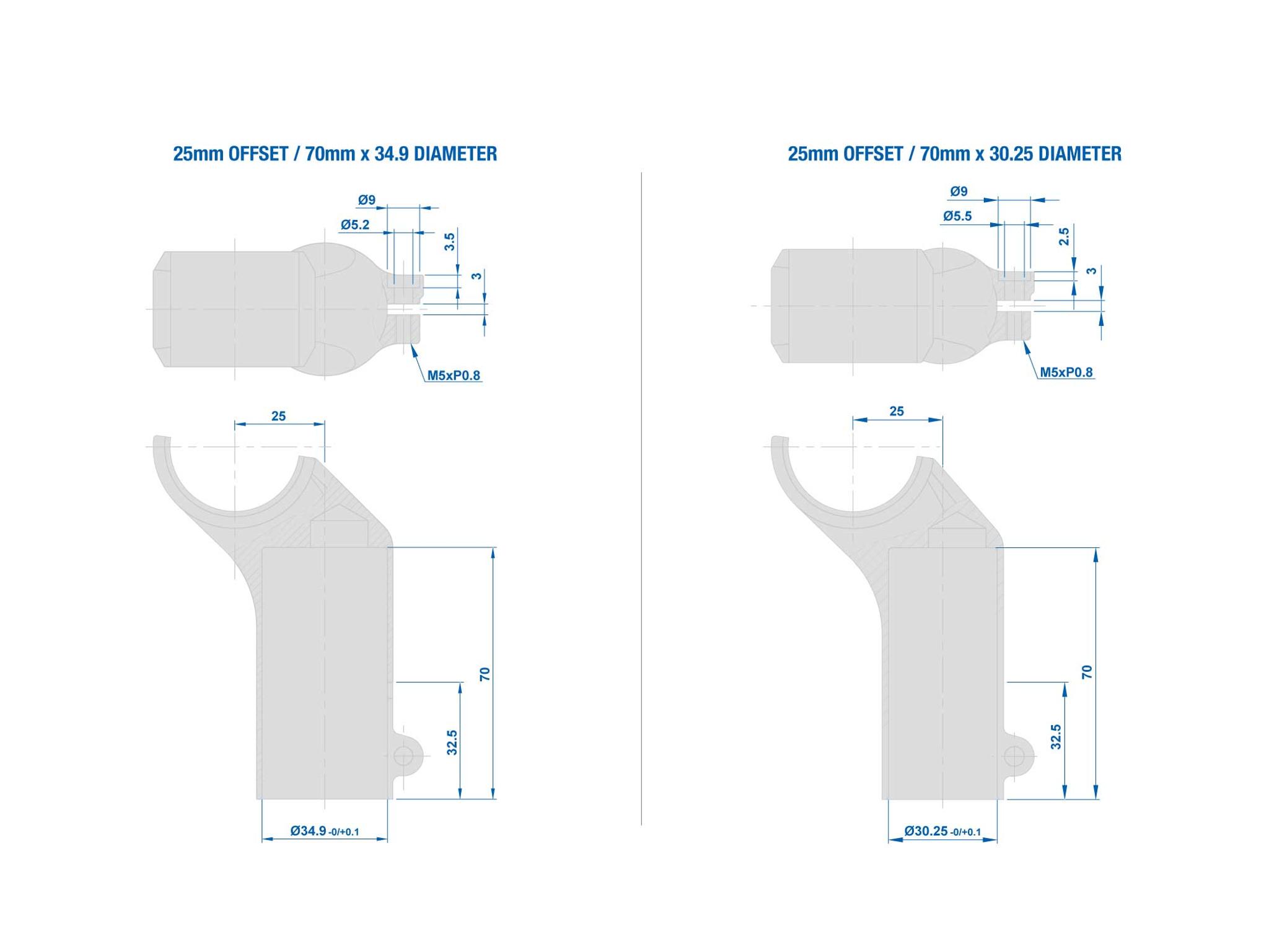 Ritchey Seat Mast Topper 25mm Offset