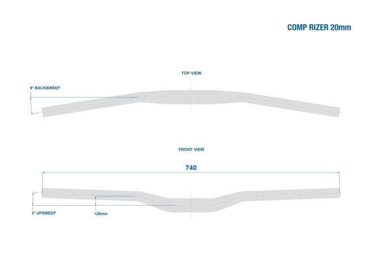 Ritchey Comp Rizer Bar / MTB Riser Handlebar