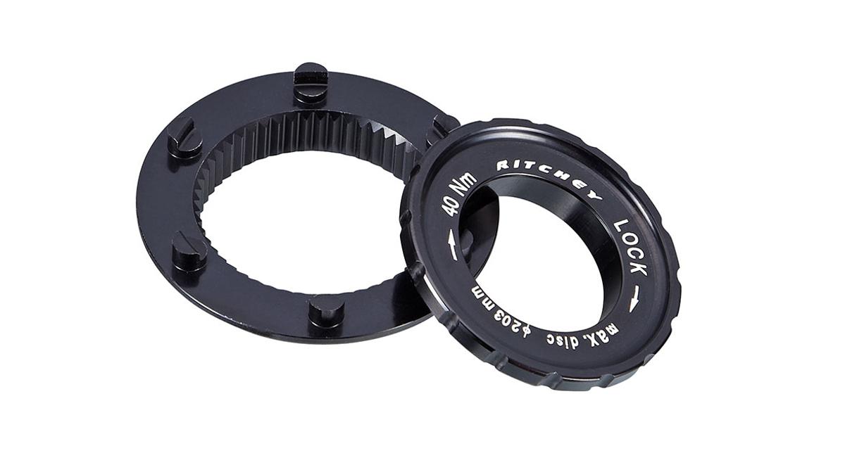 Ritchey Centerlock to 6-Bolt Disc Rotor Adapter with Lockring