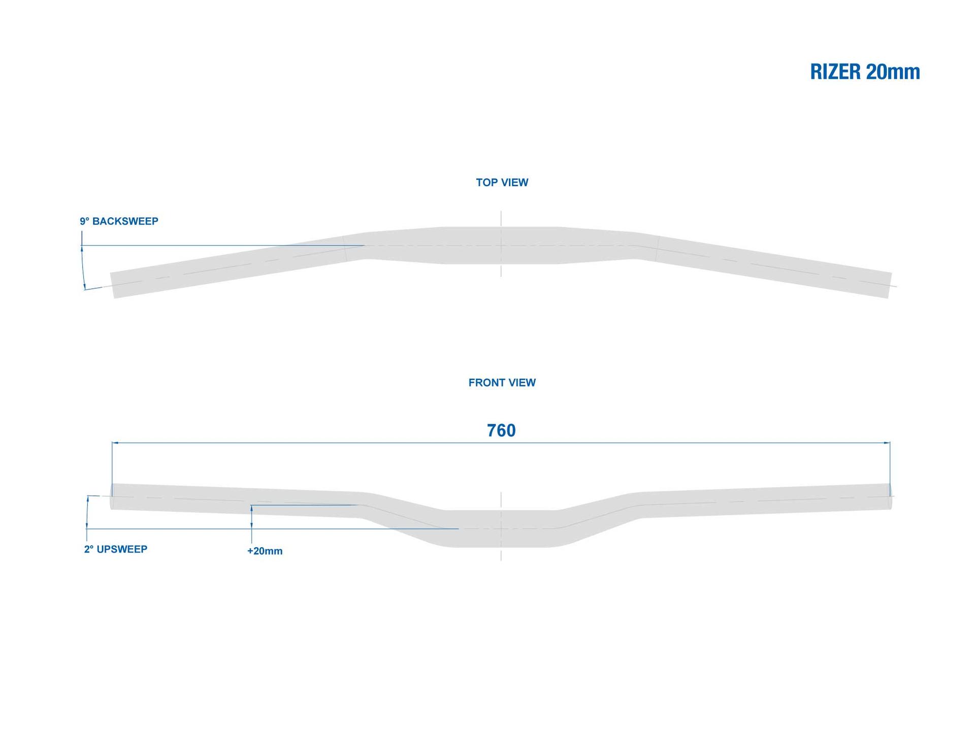 Ritchey WCS Rizer MTB Bar / Riser Mountain Handlebar