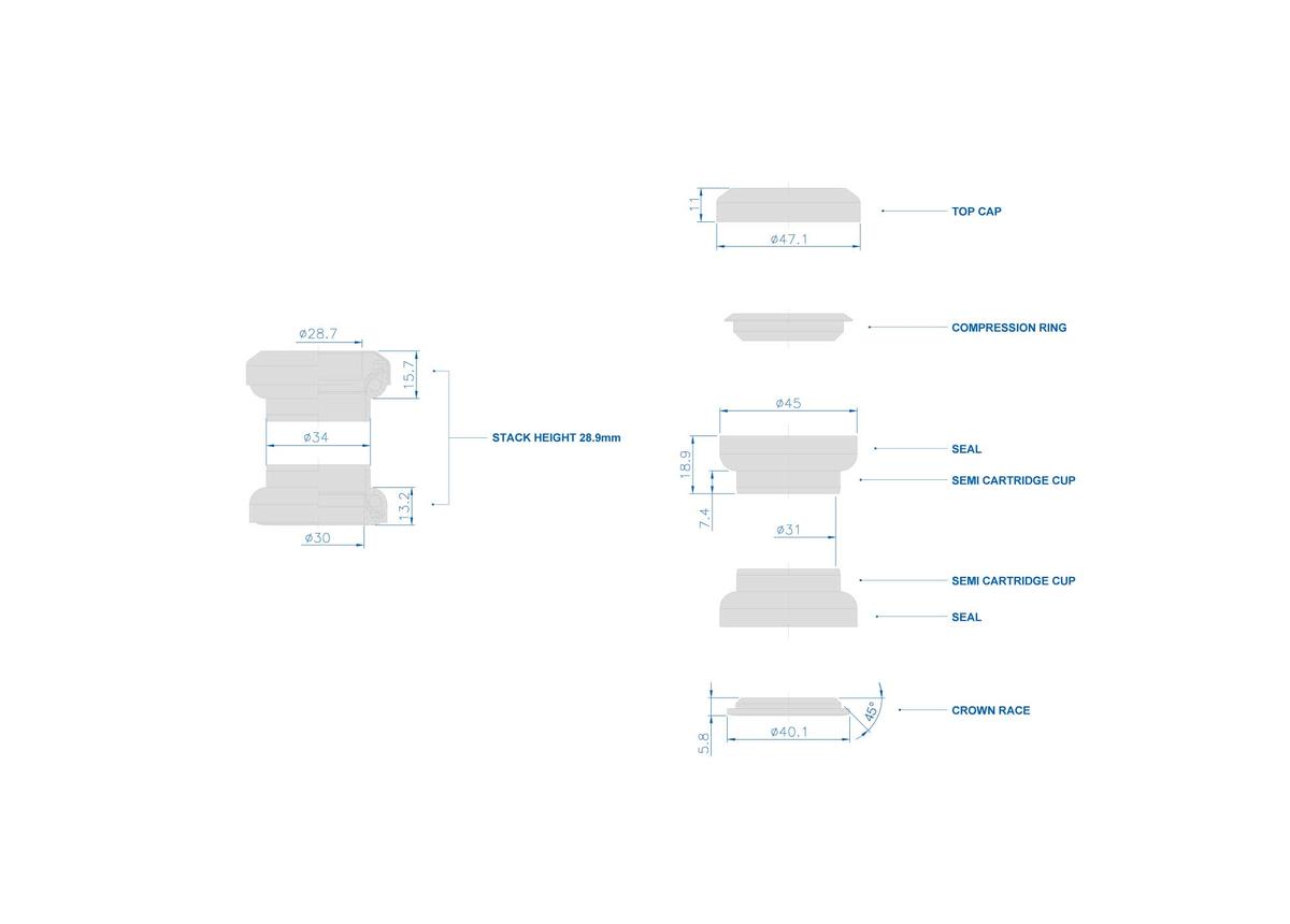 Ritchey Logic Threadless Headset / Headsets