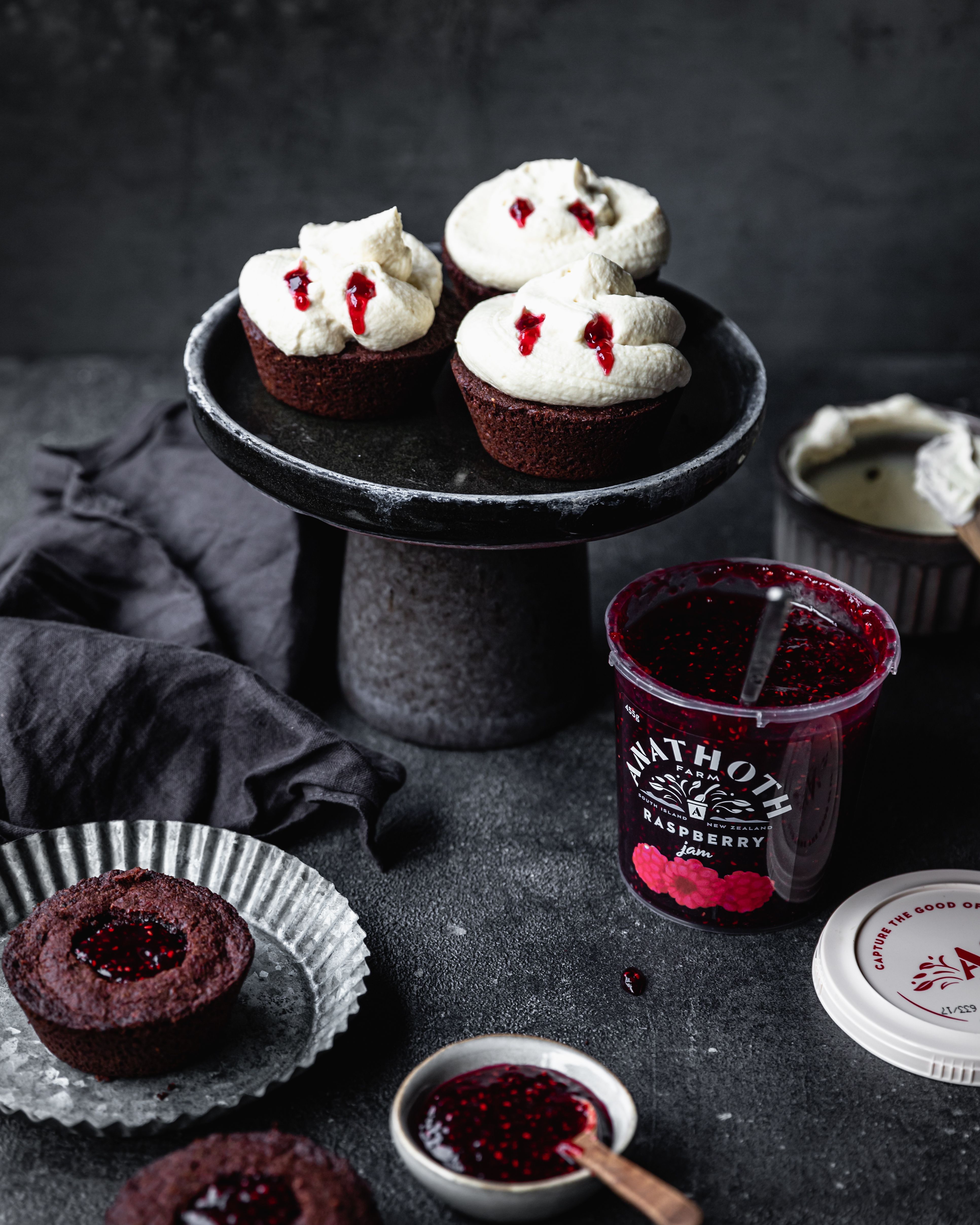 Recipe | Halloween Red Velvet Vampire Cupcakes | Anathoth Farm