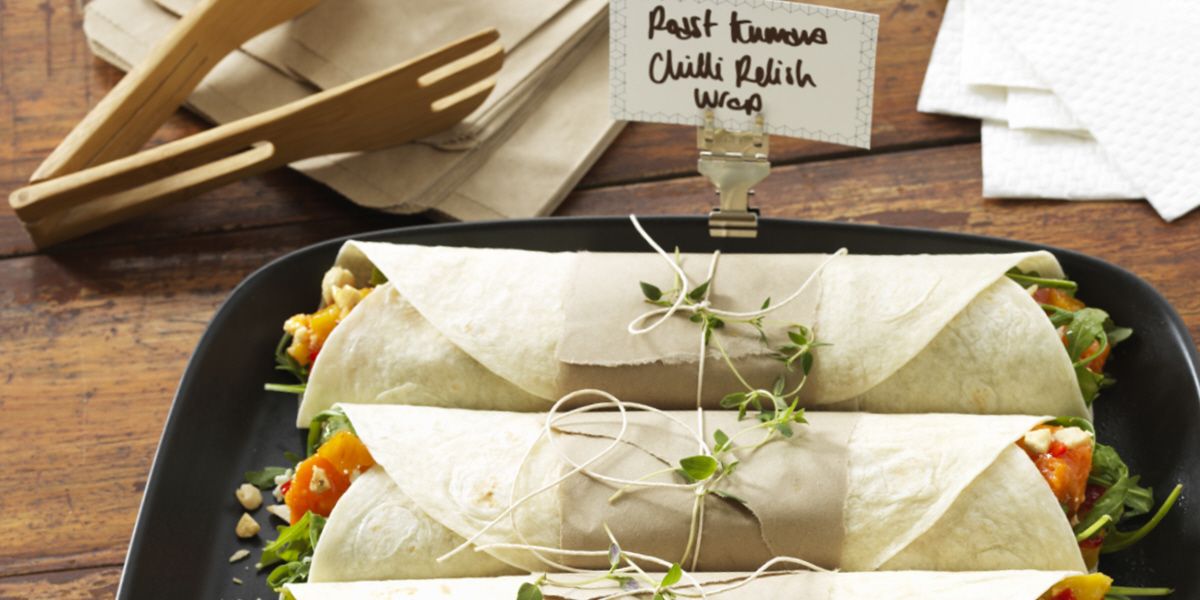 Roasted Kumara Wraps Recipe | Anathoth Farm