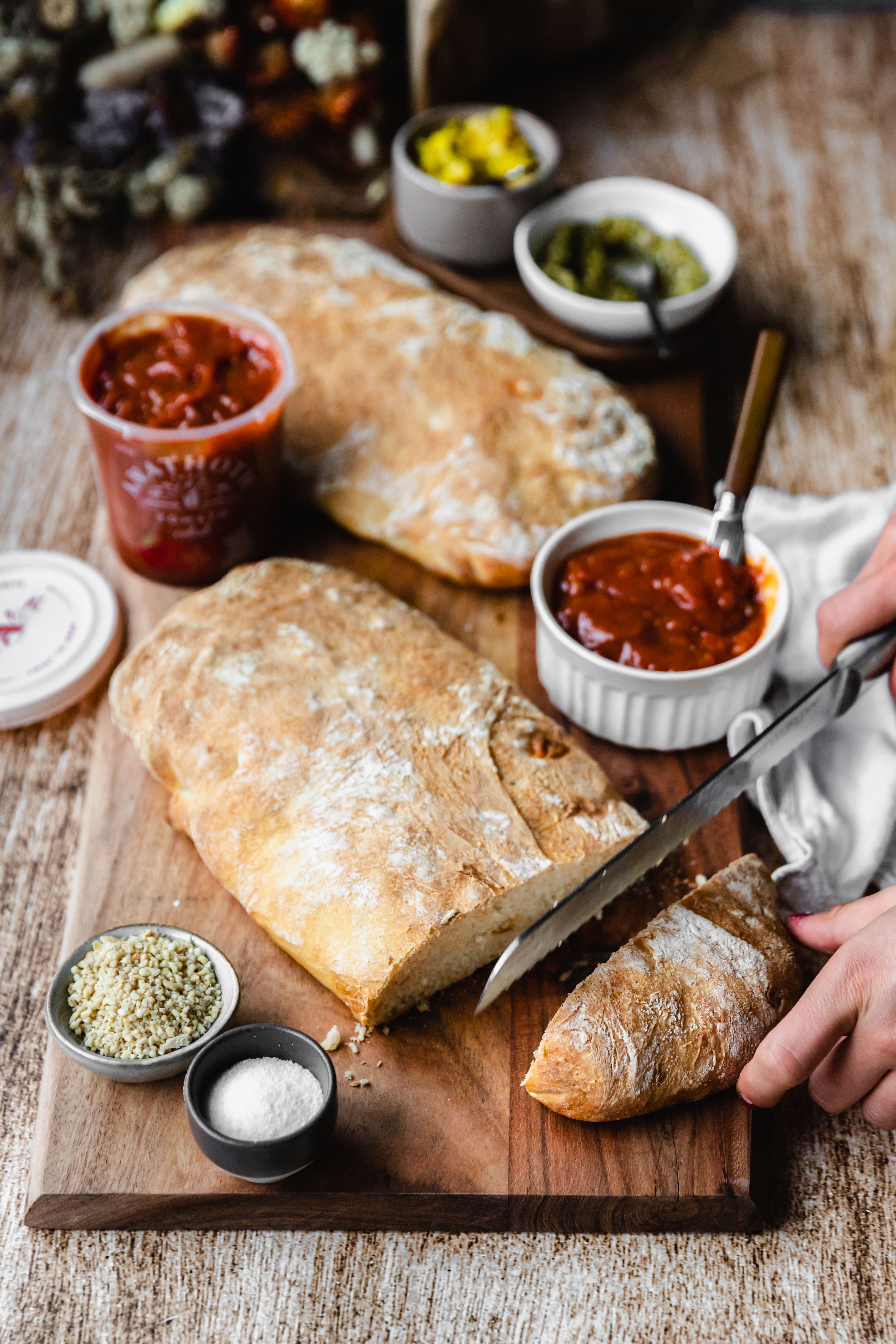 Recipe | Tomato Relish Ciabatta Recipe | Anathoth Farm
