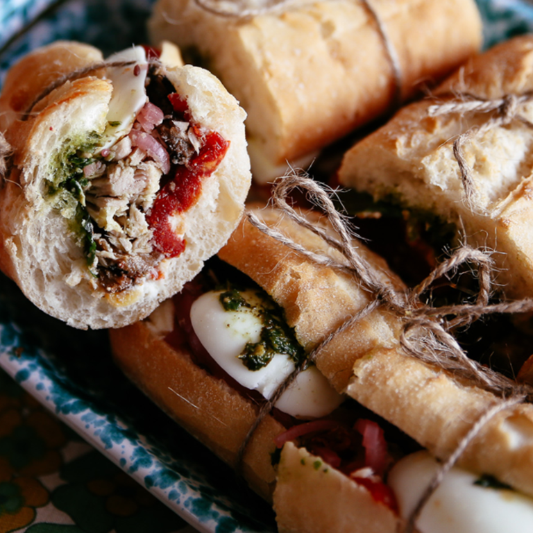 Recipe | Pan Bagnat Sandwich | Anathoth Farm