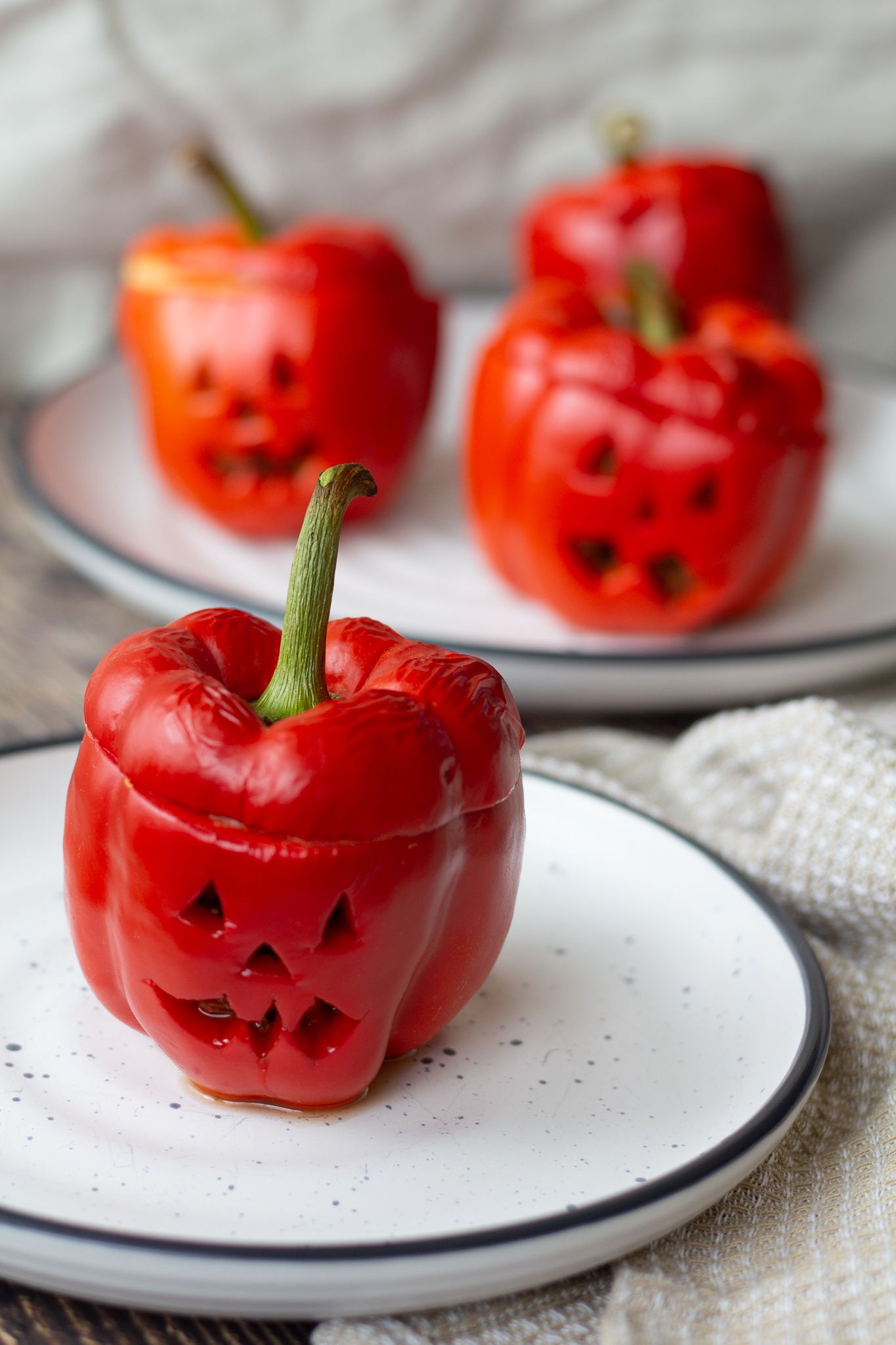 Recipe | Jack O'Lantern Stuffed Capsicums | Anathoth Farm