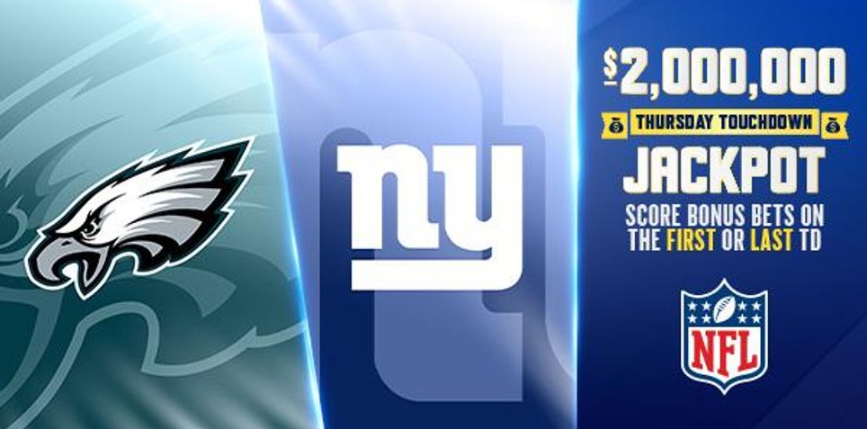 NFL FanDuel Jackpot: Bet Anytime Touchdown on Eagles vs. Giants for ...
