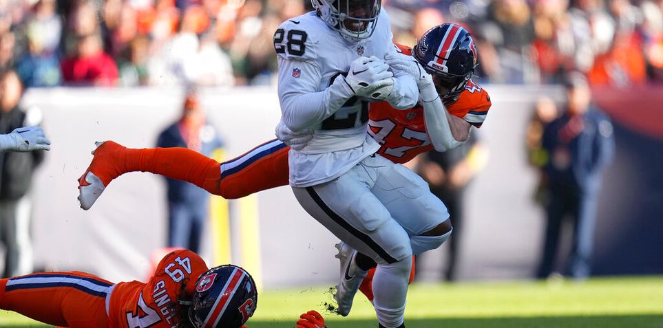 Josh Jacobs Fantasy Week 1: Projections, Points and Stats vs. Broncos ...