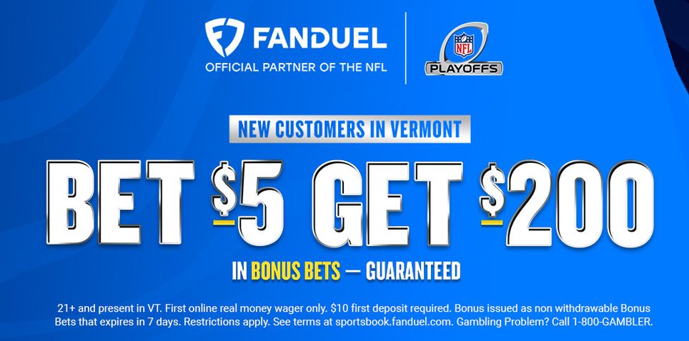 FanDuel Vermont Promo Code: Bet $5, Get $200 in Bonus Bets | FanDuel ...