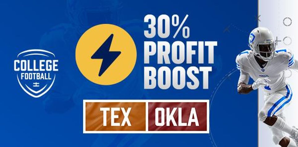 FanDuel NCAAF Promo Code Offer: 30% Profit Boost for Texas vs. Oklahoma 10/12/24 | FanDuel Research