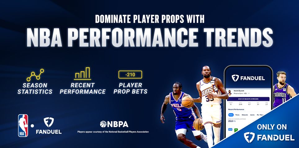 FanDuel Now Offers Exclusive NBA Performance Trends for Player Props ...