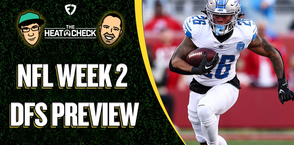 NFL DFS Podcast: The Heat Check, NFL Week 2 FanDuel Picks | FanDuel ...