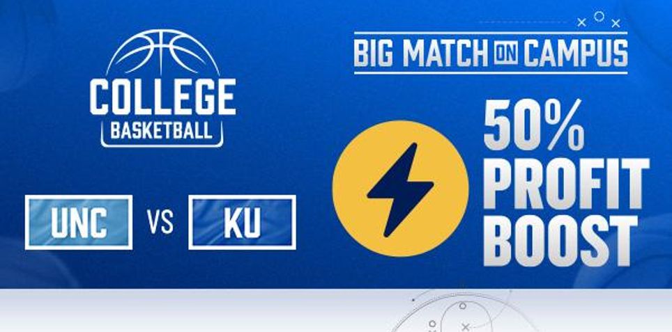 FanDuel NCAAB Promo Code Offer: 50% Profit Boost for UNC vs. Kansas 11/8/24 | FanDuel Research