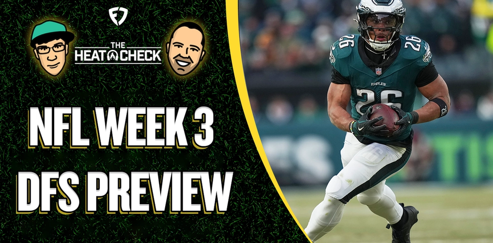 NFL DFS Podcast: The Heat Check, NFL Week 3 FanDuel Picks | FanDuel ...