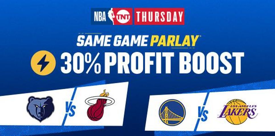 FanDuel NBA Promo Code Offer: 30% SGP Profit Boost for TNT Thursday NBA Games on 4/3/25 ...