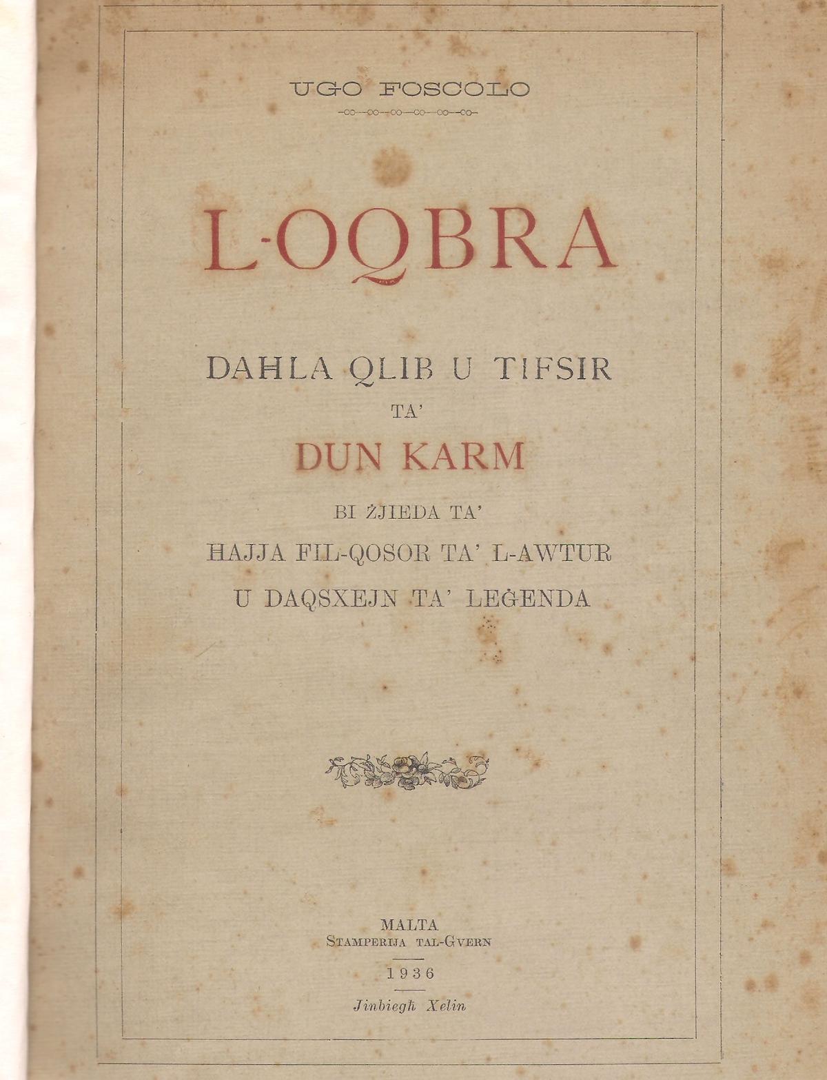 Dun Karm Psaila - HELA
