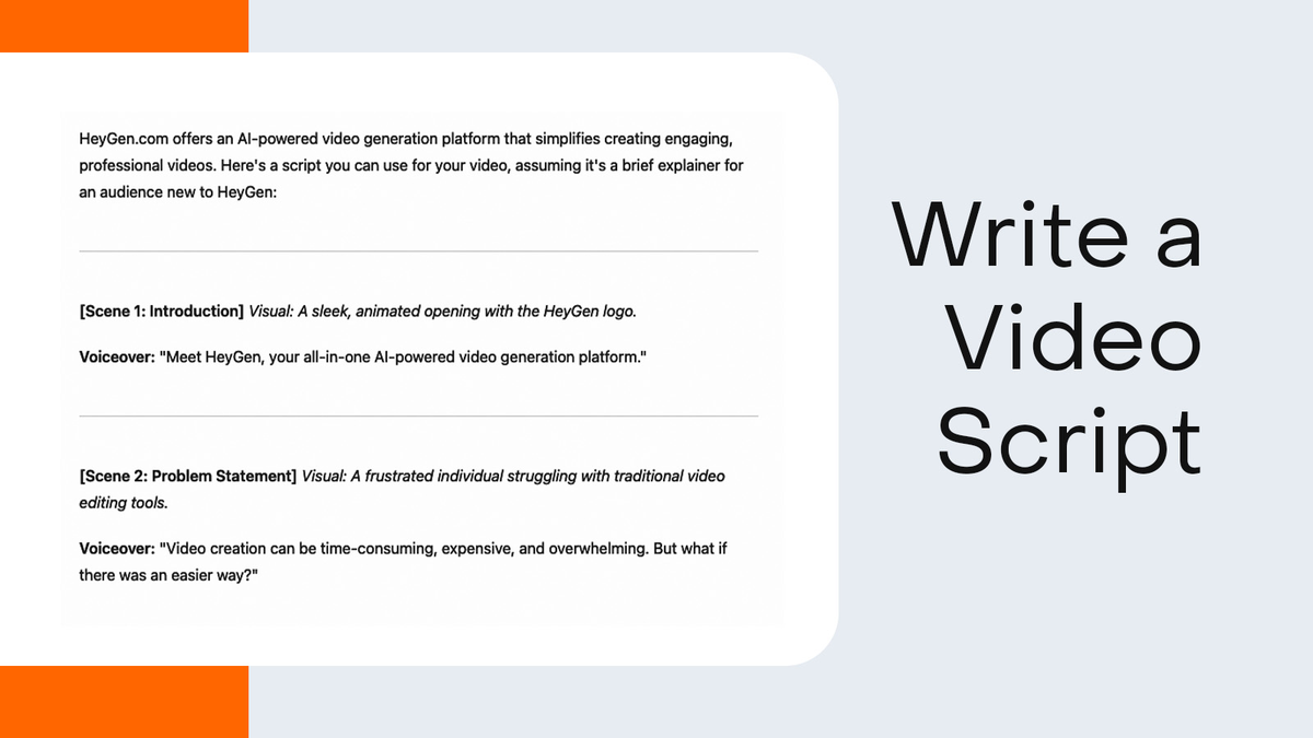 Video Script Writing Tips and Tools | HeyGen