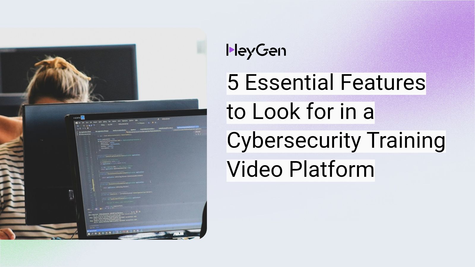 Top Cybersecurity Training Video Features | HeyGen