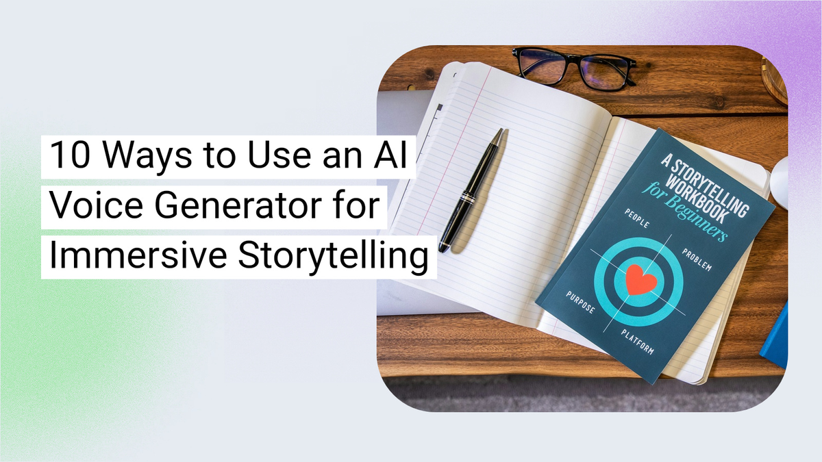 10 Creative Uses of AI Voice Generators for Storytelling | HeyGen