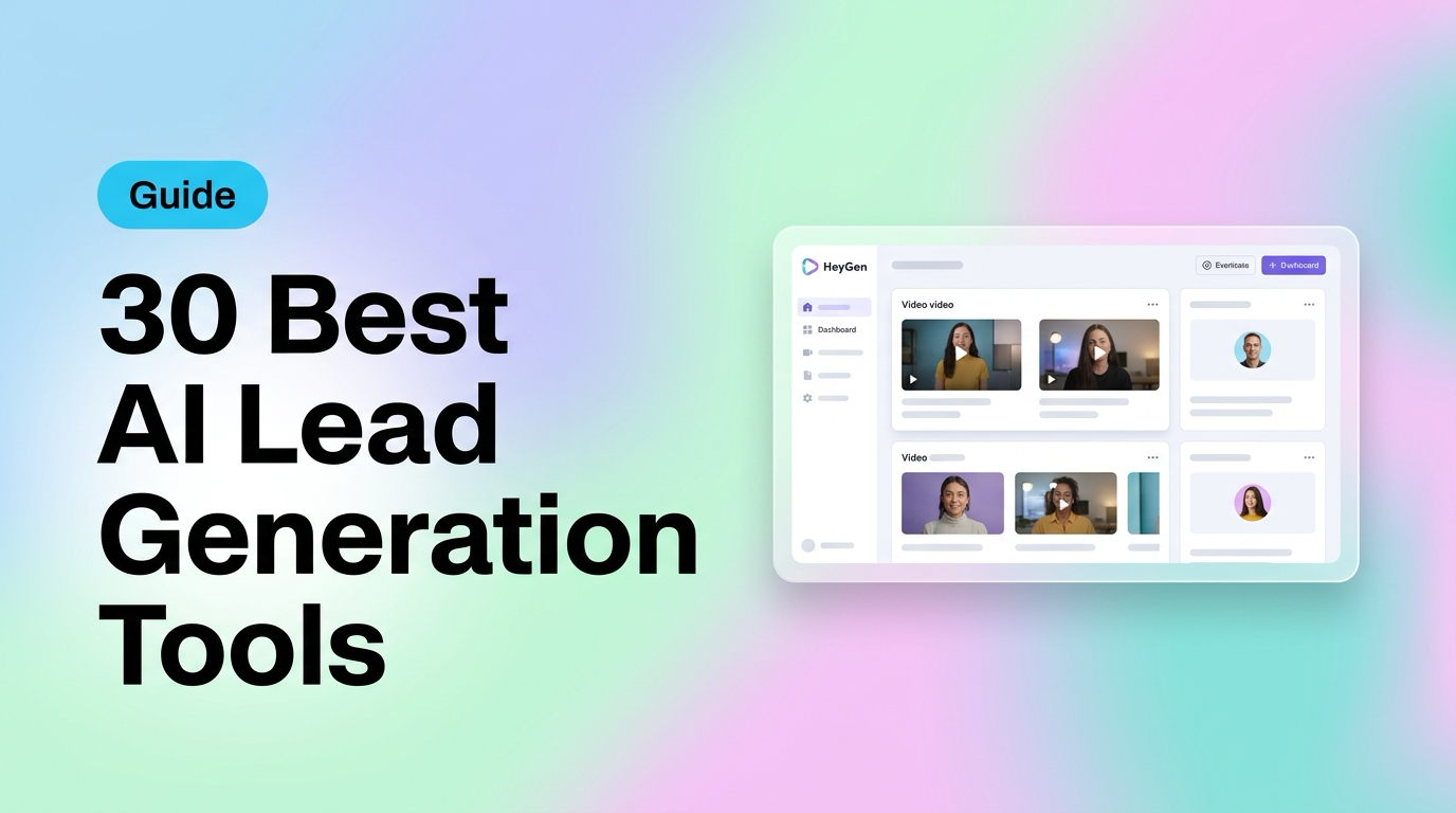30 Best AI Lead Generation Tools (2026, Ranked & Tested)