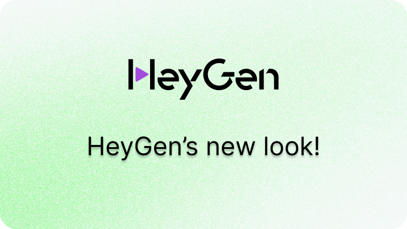 HeyGen’s New Look: Fresh Design, Same Great Features