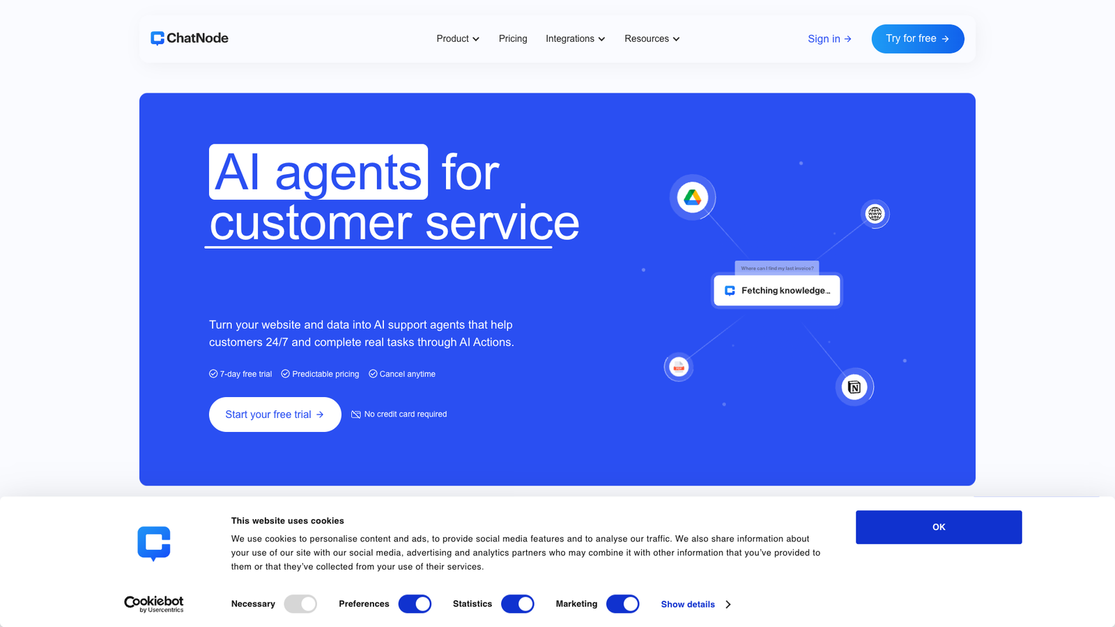 ChatNode — нейросеть для AI-агентов клиентской поддержки