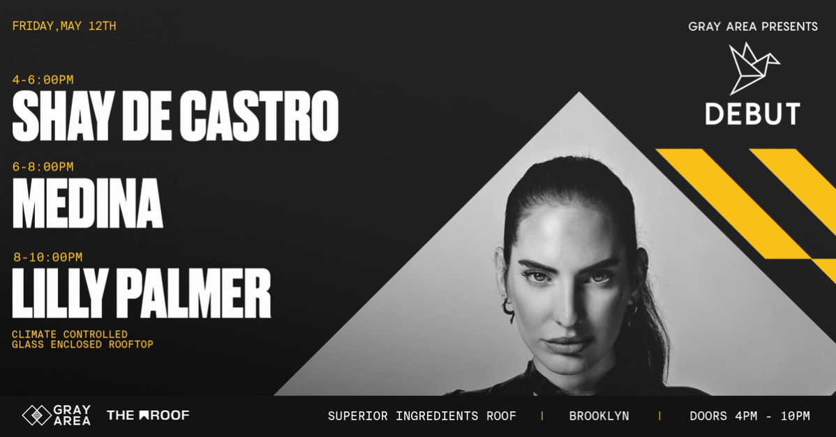 Lilly Palmer New York Debut with Shay De Castro & Medina | Gray Area